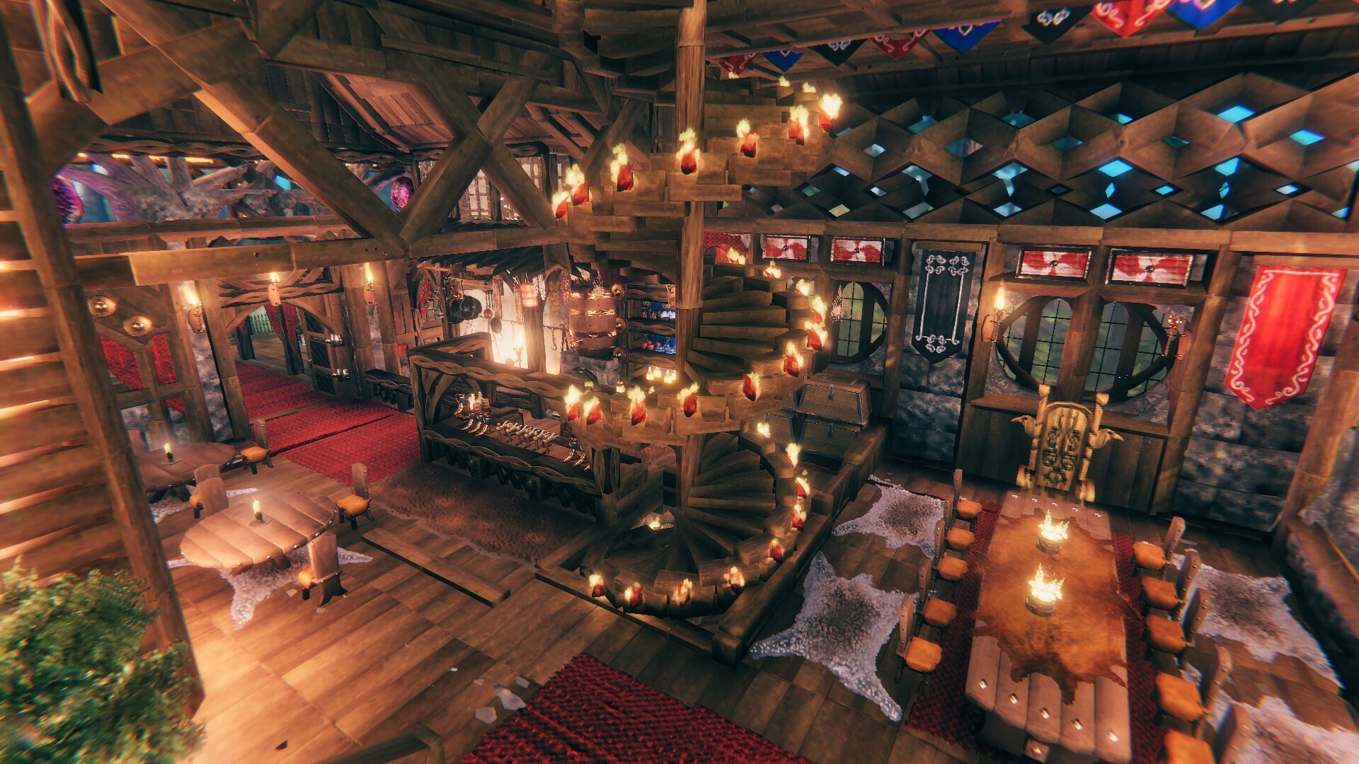Part 3: The Mansion Interior; Vid & Pics Valheim Build