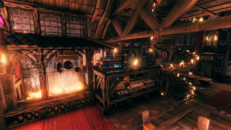 Part 3: The Mansion Interior; Vid & Pics Valheim Build