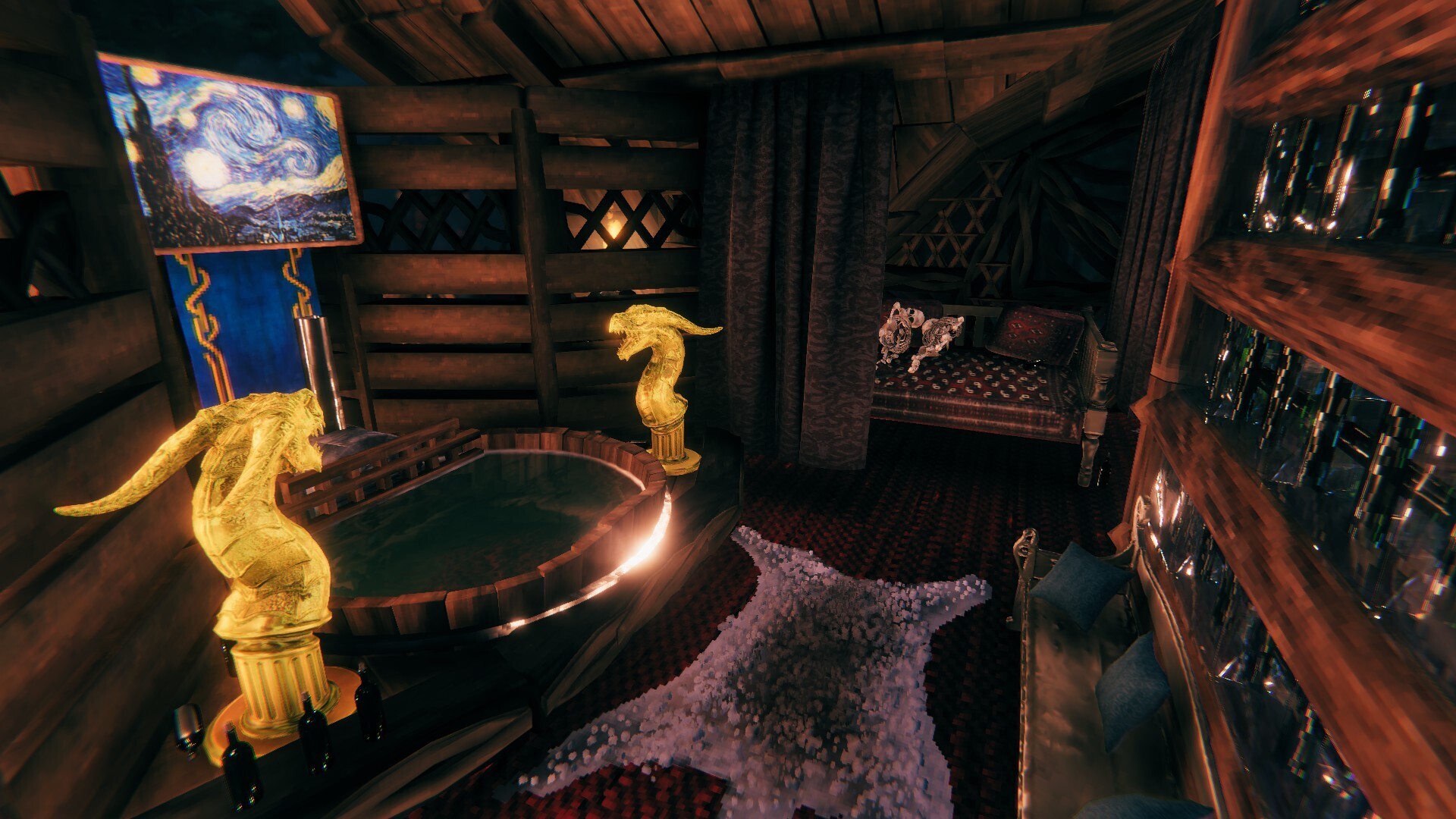 Part 3: The Mansion Interior; Vid & Pics Valheim Build