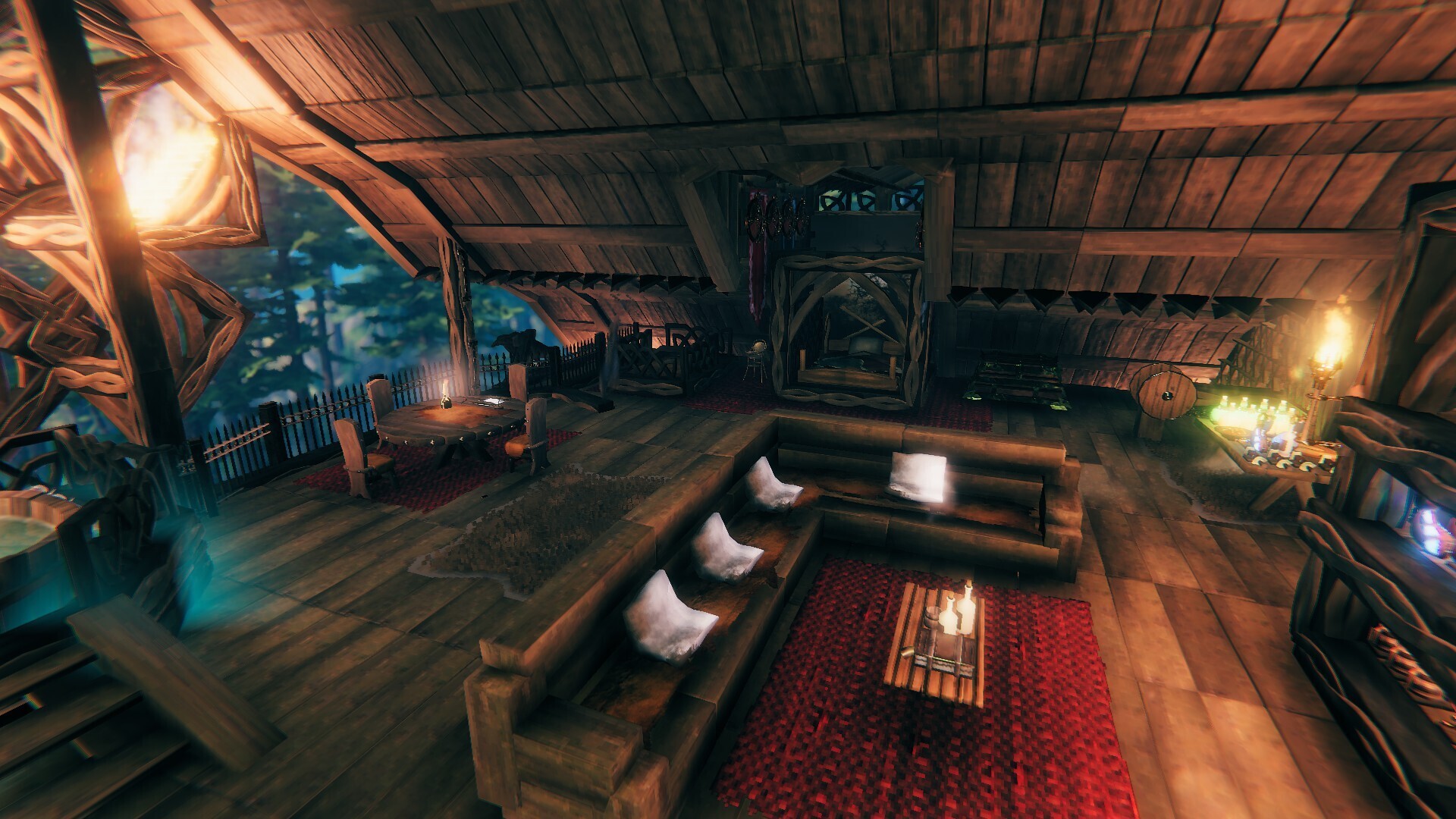 Part 3: The Mansion Interior; Vid & Pics Valheim Build