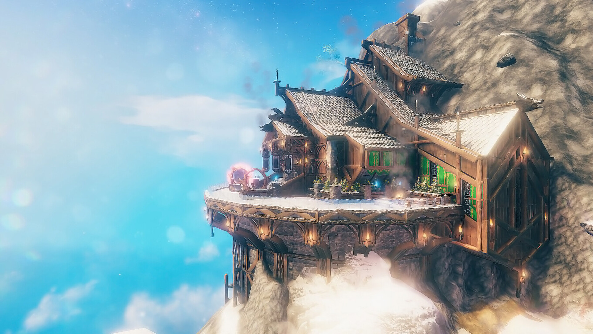 Mountain Build | Valheim Valheim Build