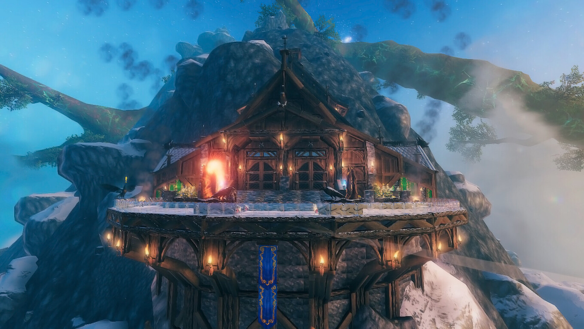 Mountain Build | Valheim Valheim Build