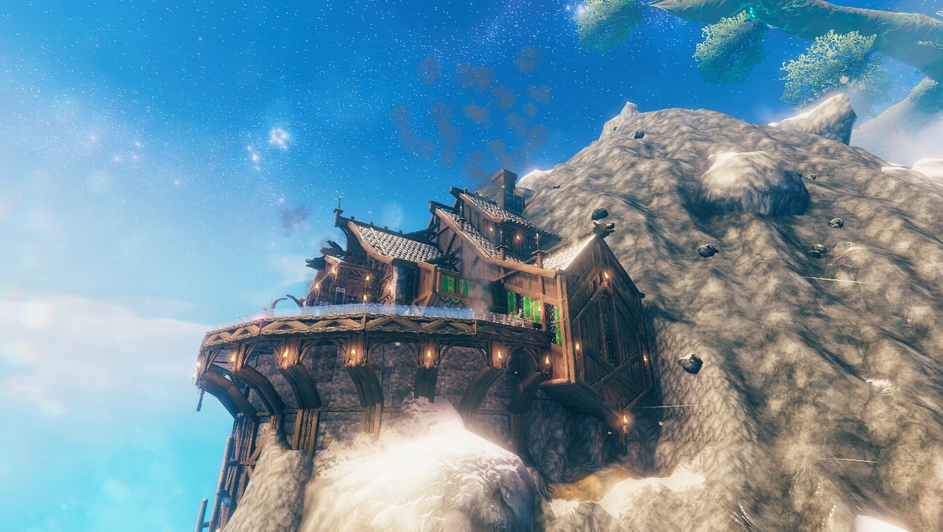 Mountain Build | Valheim Valheim Build