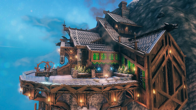 Mountain Build | Valheim Valheim Build