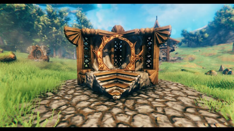 Decorative portal buildings 11-15 Valheim Build