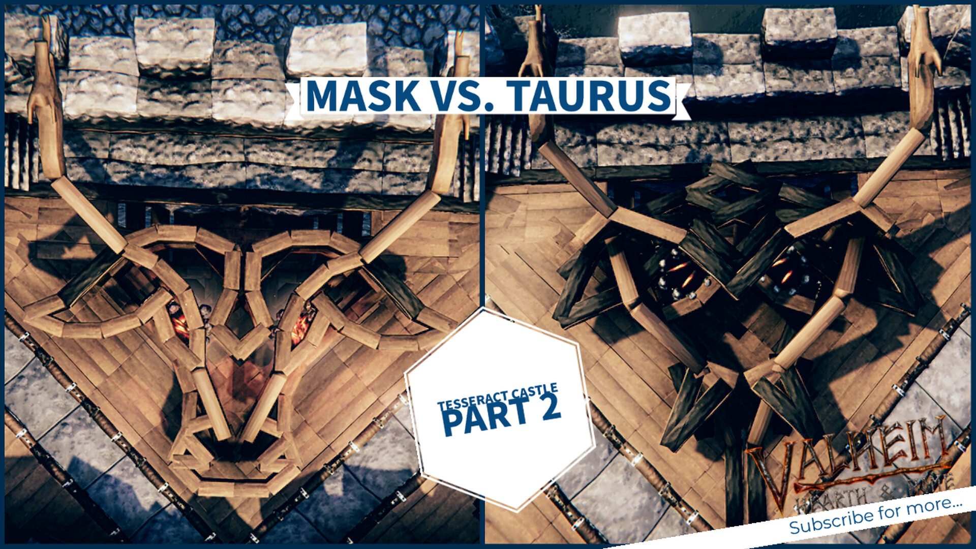 Tesseract Castle Part 2 Taurus Head ♉ Valheim Build