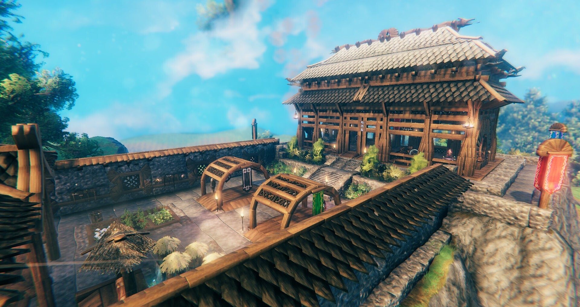 Monk Temple Valheim Build