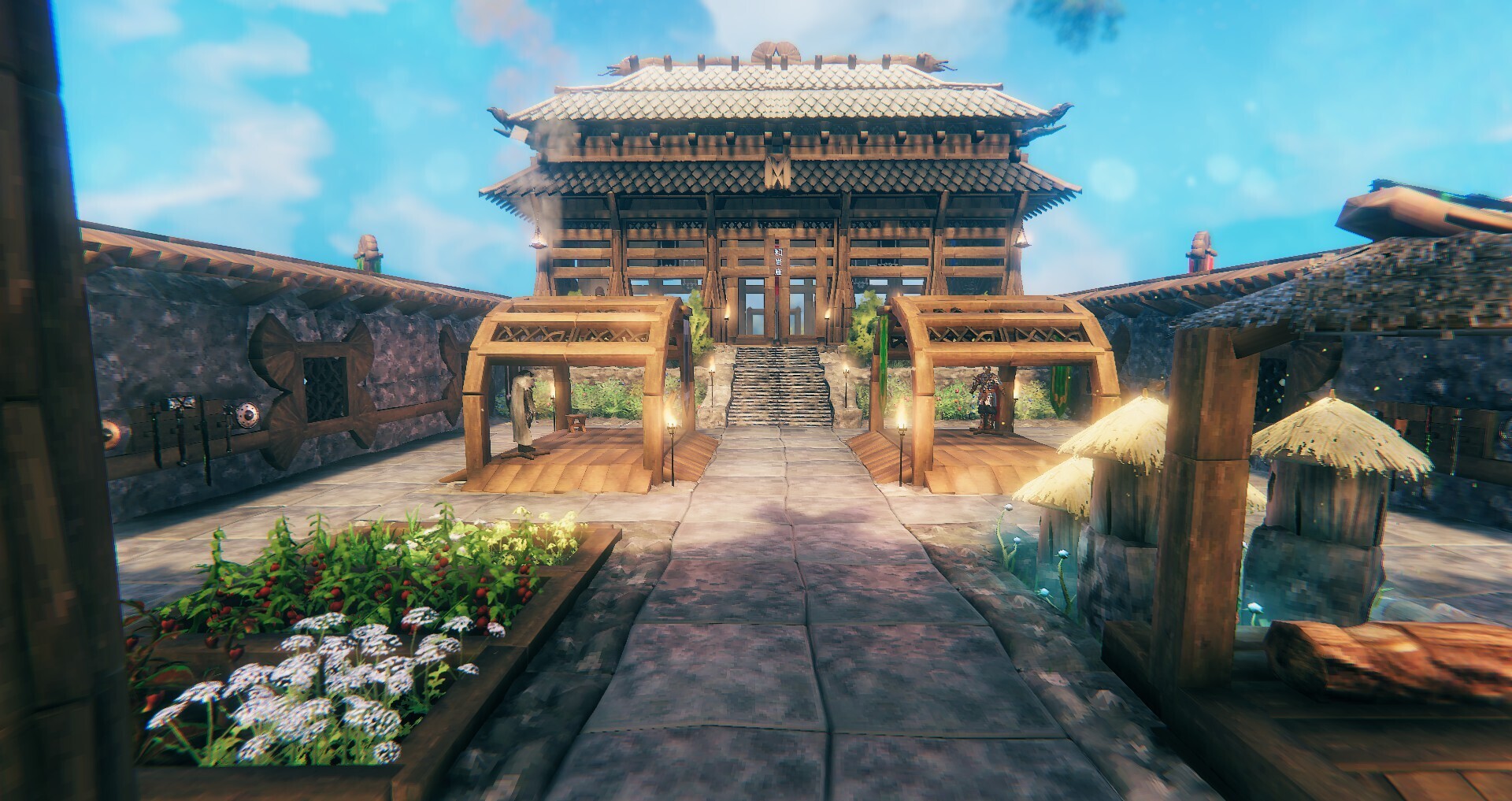 Monk Temple Valheim Build