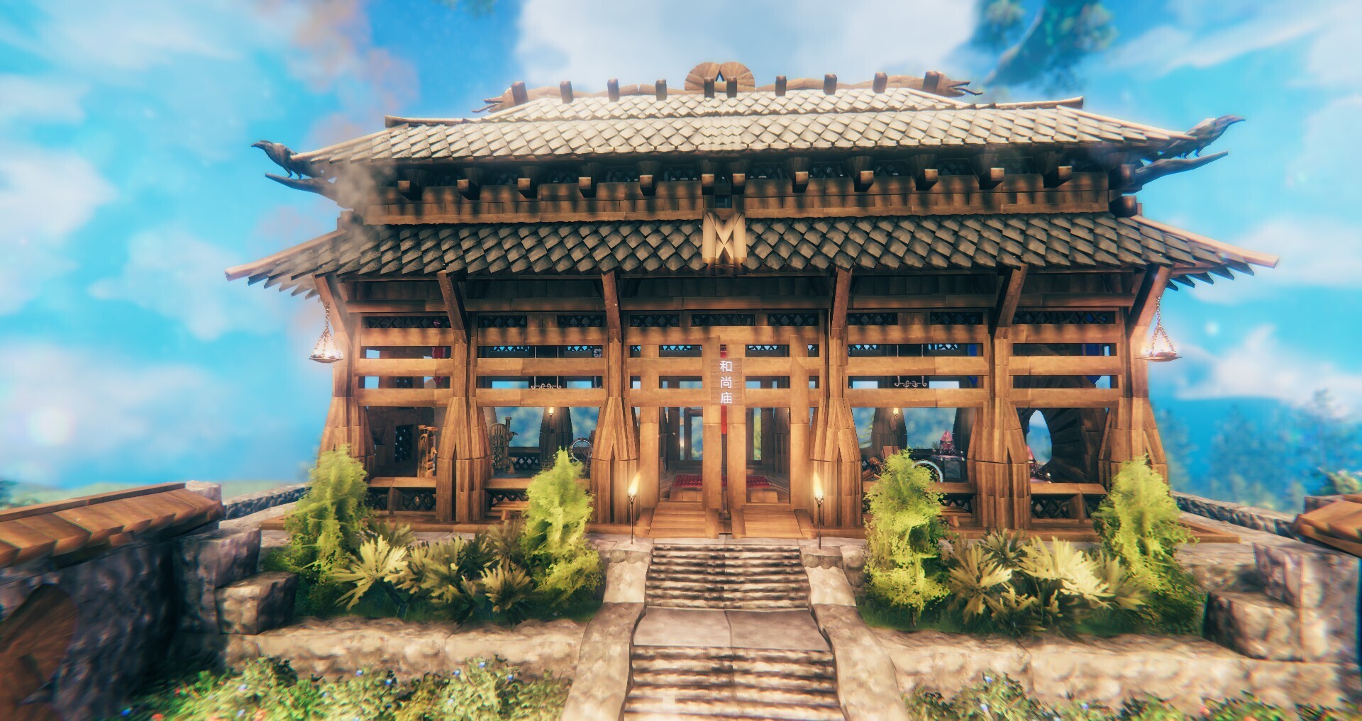 Monk Temple Valheim Build