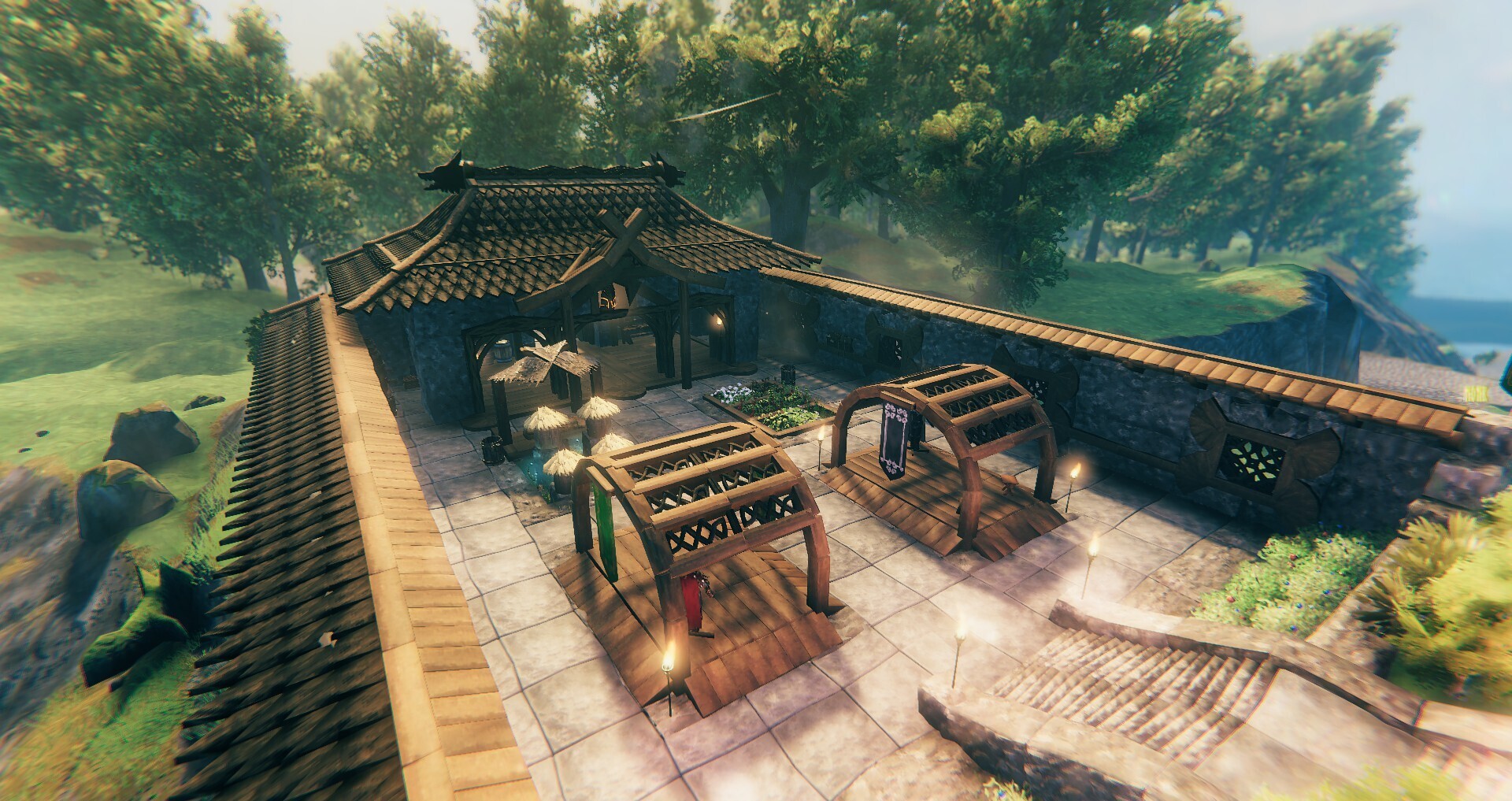 Monk Temple Valheim Build