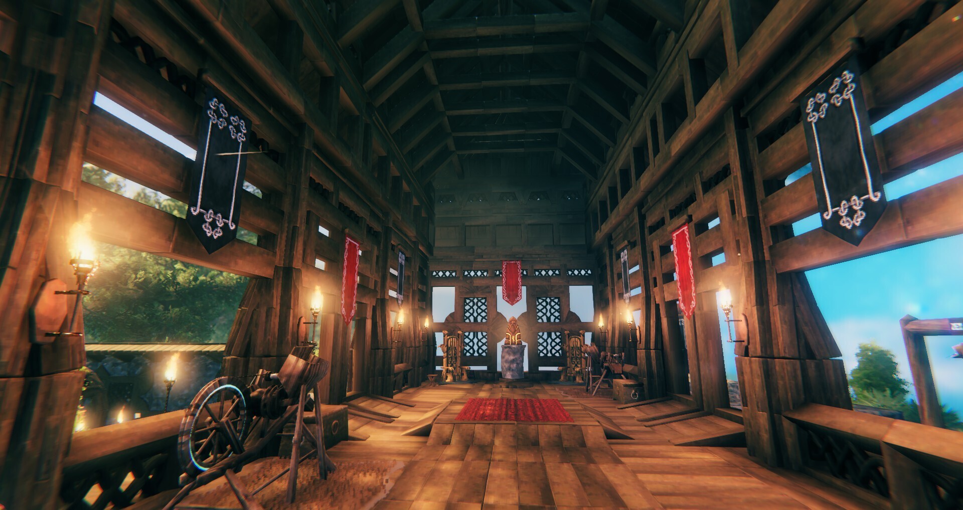 Monk Temple Valheim Build