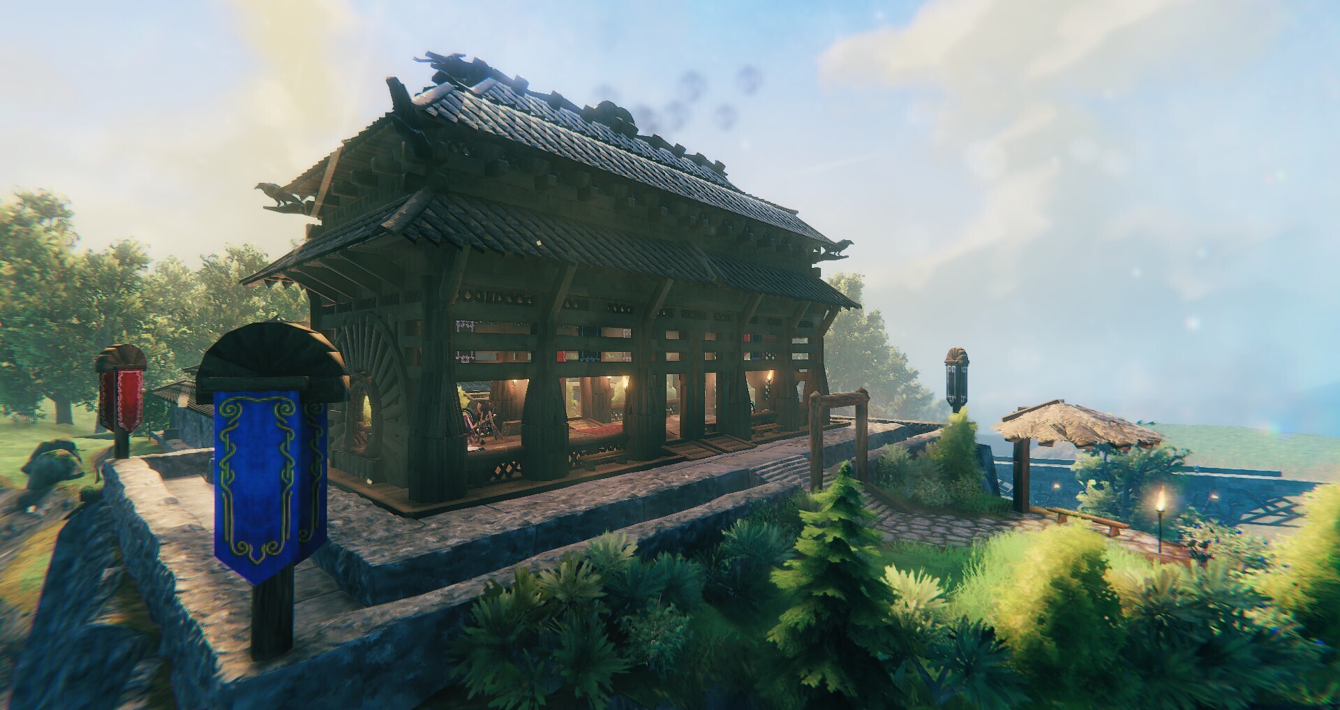 Monk Temple Valheim Build