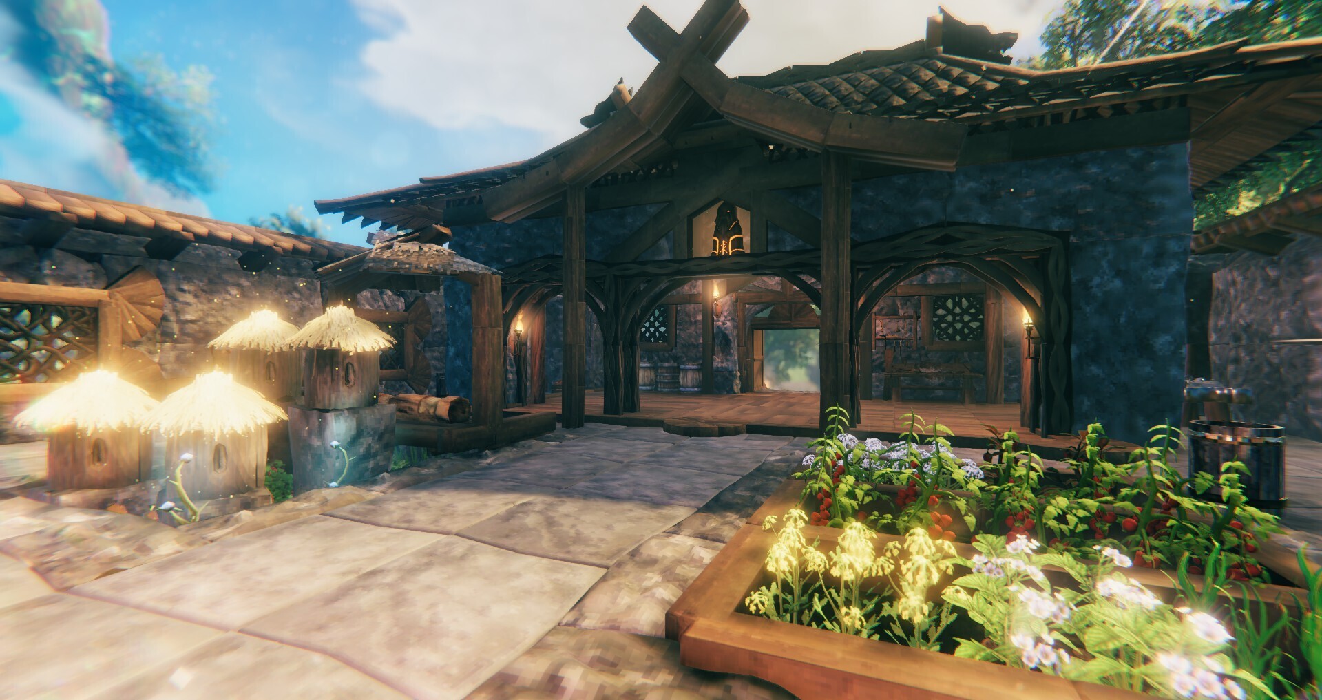 Monk Temple Valheim Build