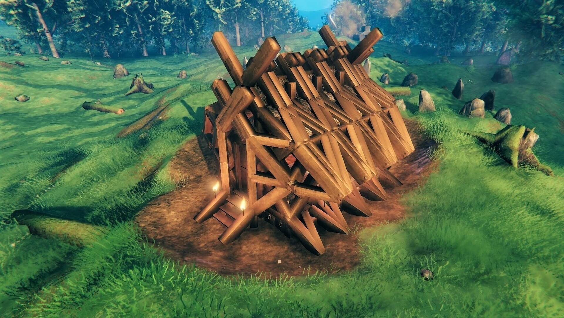 Me doing Sorcha Azura's Tiny Home Challenge - Part 1 (The meadows ...