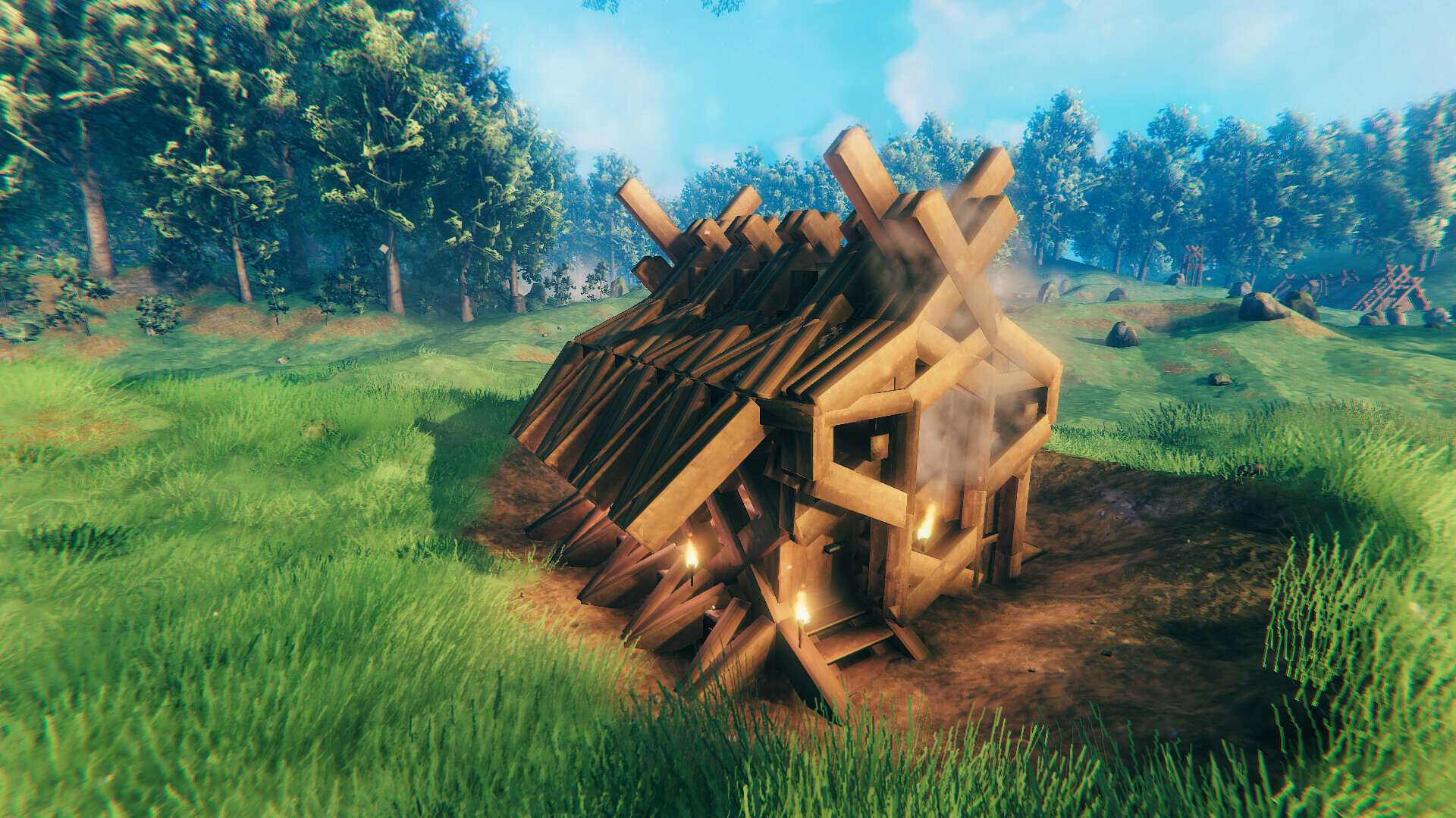 Me doing Sorcha Azura's Tiny Home Challenge - Part 1 (The meadows ...