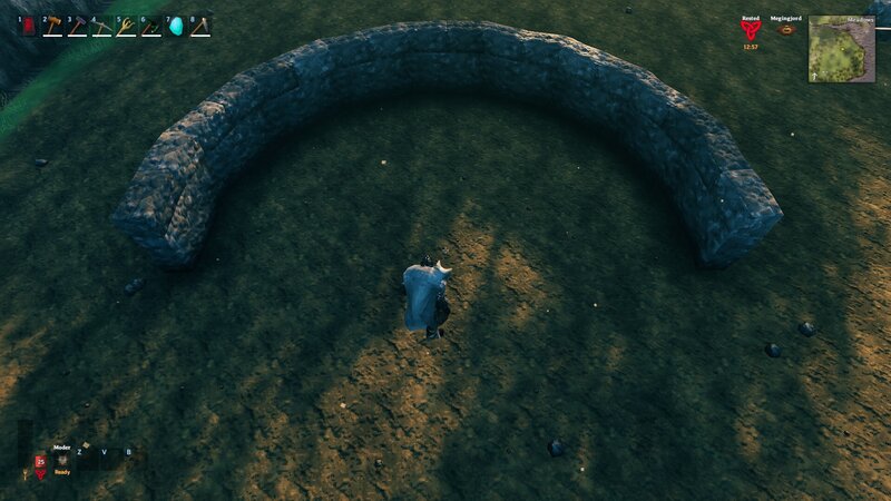 Circular Sections Valheim Build