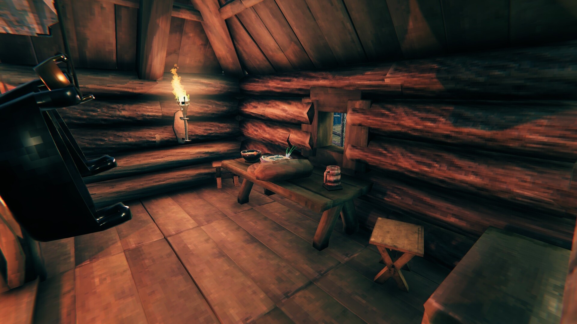 Mote and Bailey castle Valheim Build