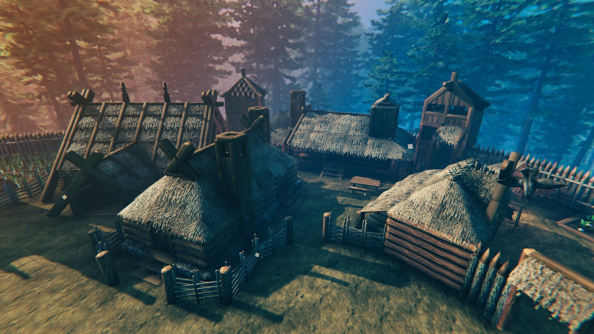 Mote and Bailey castle Valheim Build