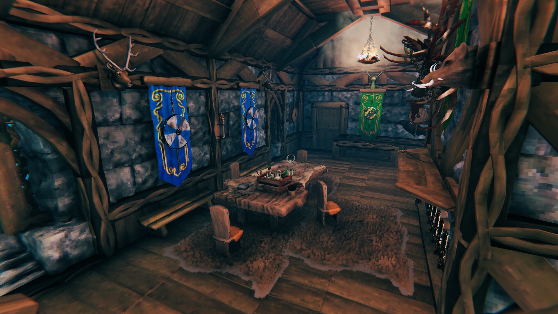 Mote and Bailey castle Valheim Build