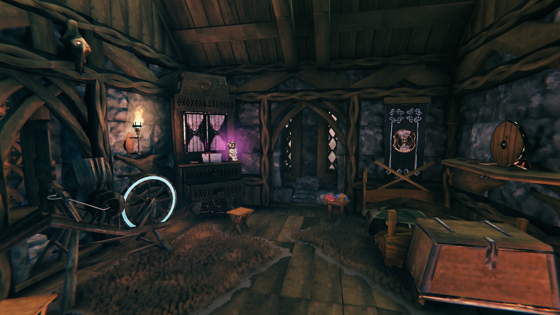 Mote and Bailey castle Valheim Build