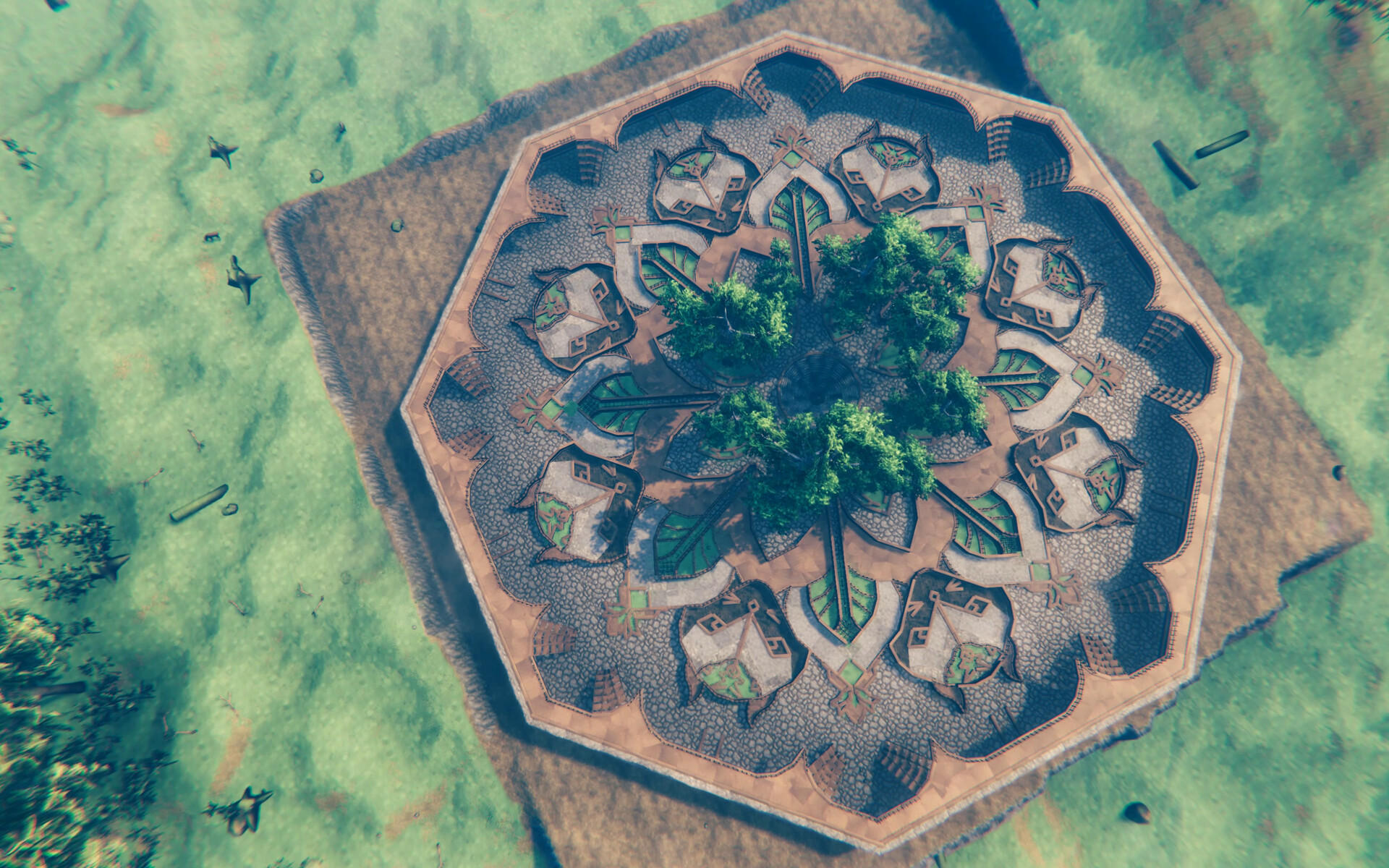 Mustelids Retreat - Part 1 (Mandala Landscaping) Valheim Build