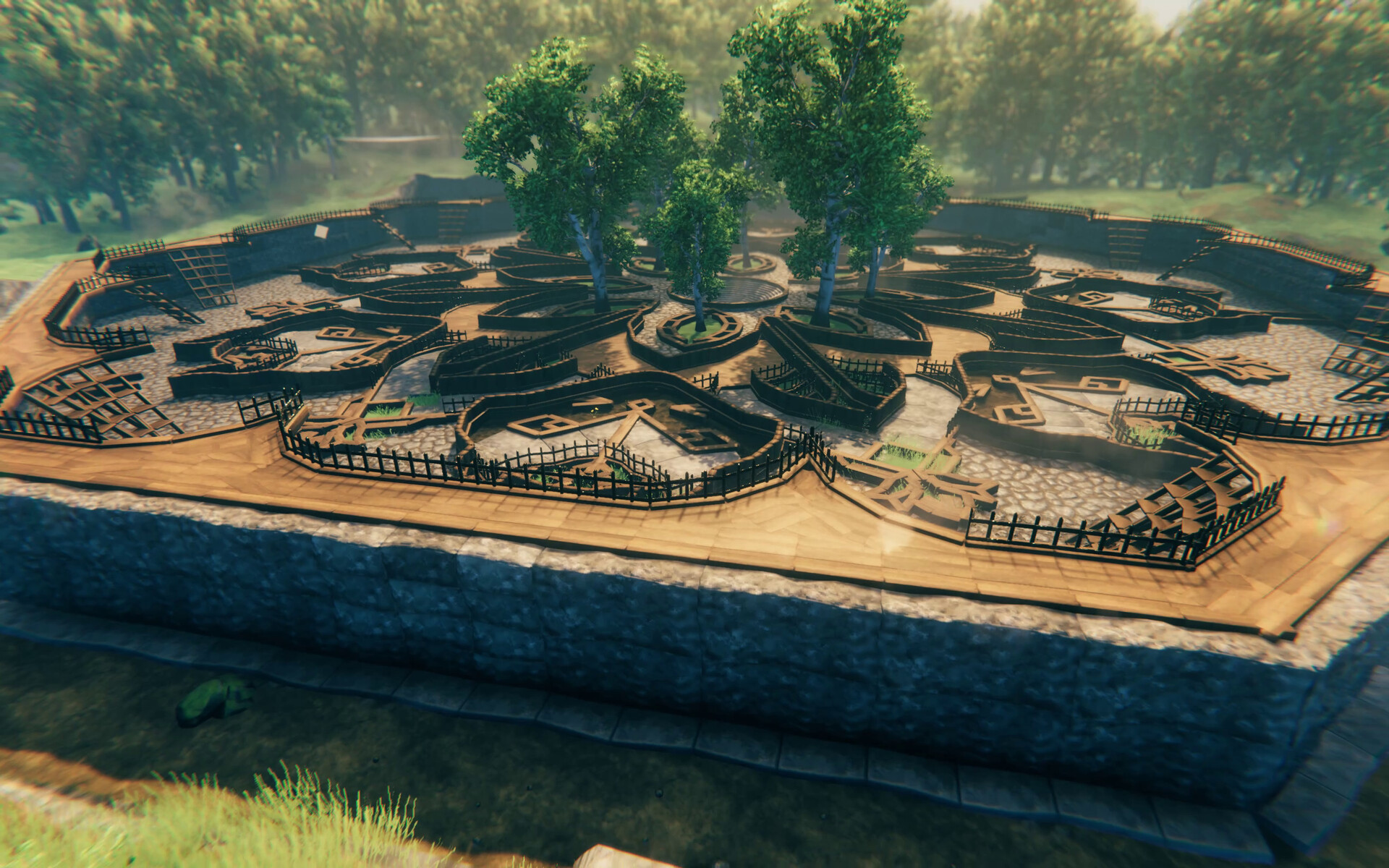 Mustelids Retreat - Part 1 (Mandala Landscaping) Valheim Build