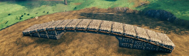 Stone Bridge Valheim Build