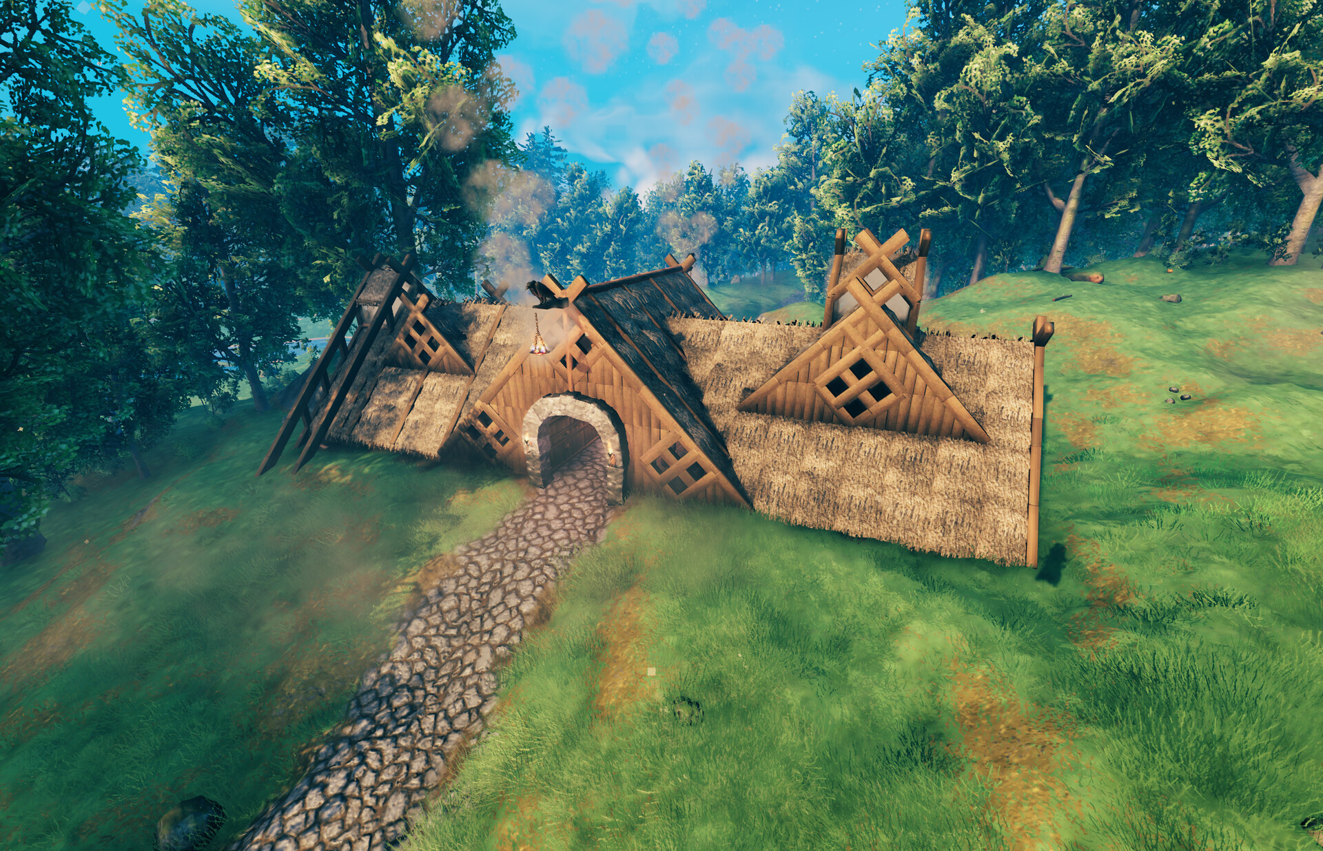 Inn with tunnelvision Valheim Build