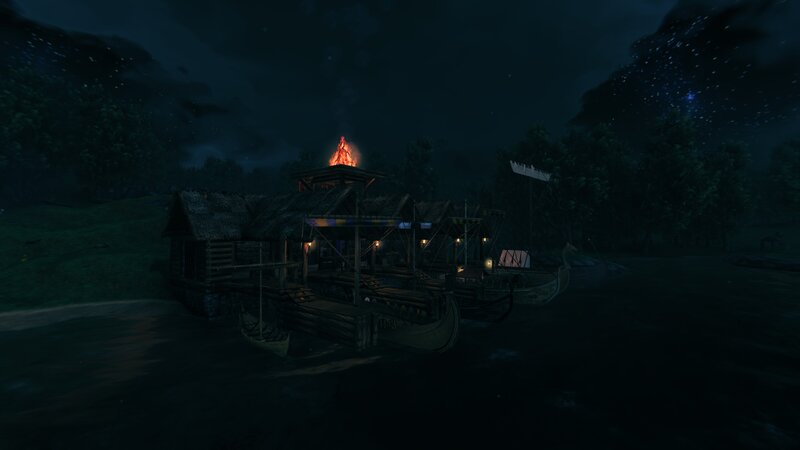 Seashore Dock Valheim Build