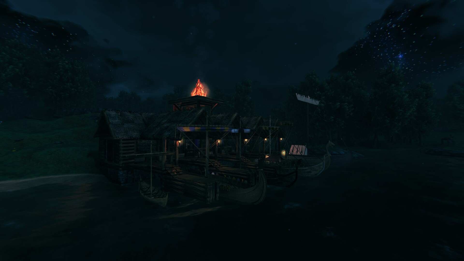 Seashore Dock Valheim Build