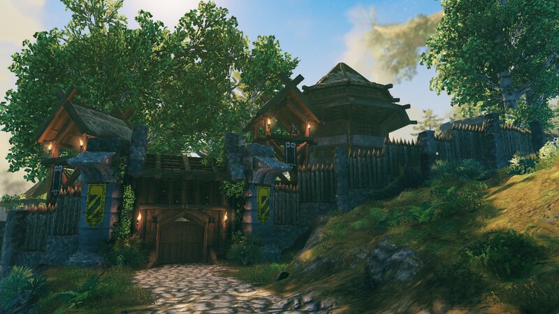 100 days village build Valheim Build