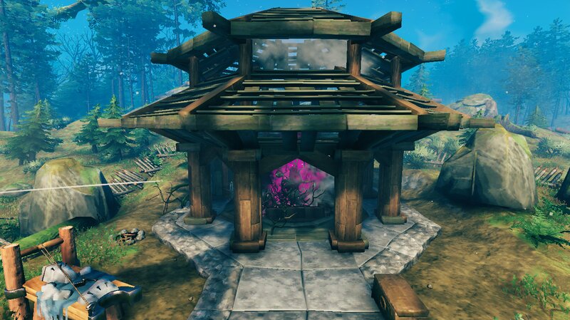 100 days village build Valheim Build