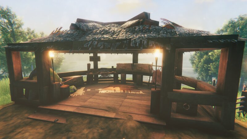 The Flipped Ship Valheim Build