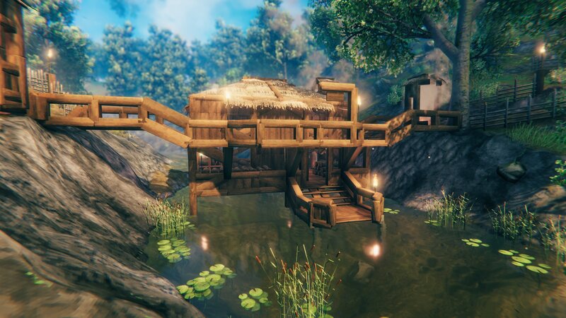 The River Shack Valheim Build