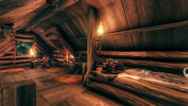 Quirky Log Cabin Valheim Build