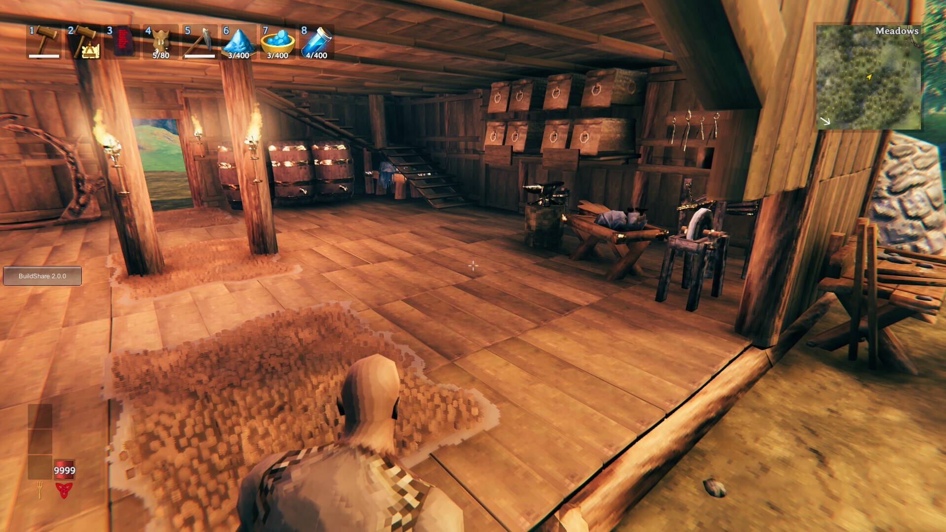 3 Part Growing Homes - Cabin Middle Section Valheim Build