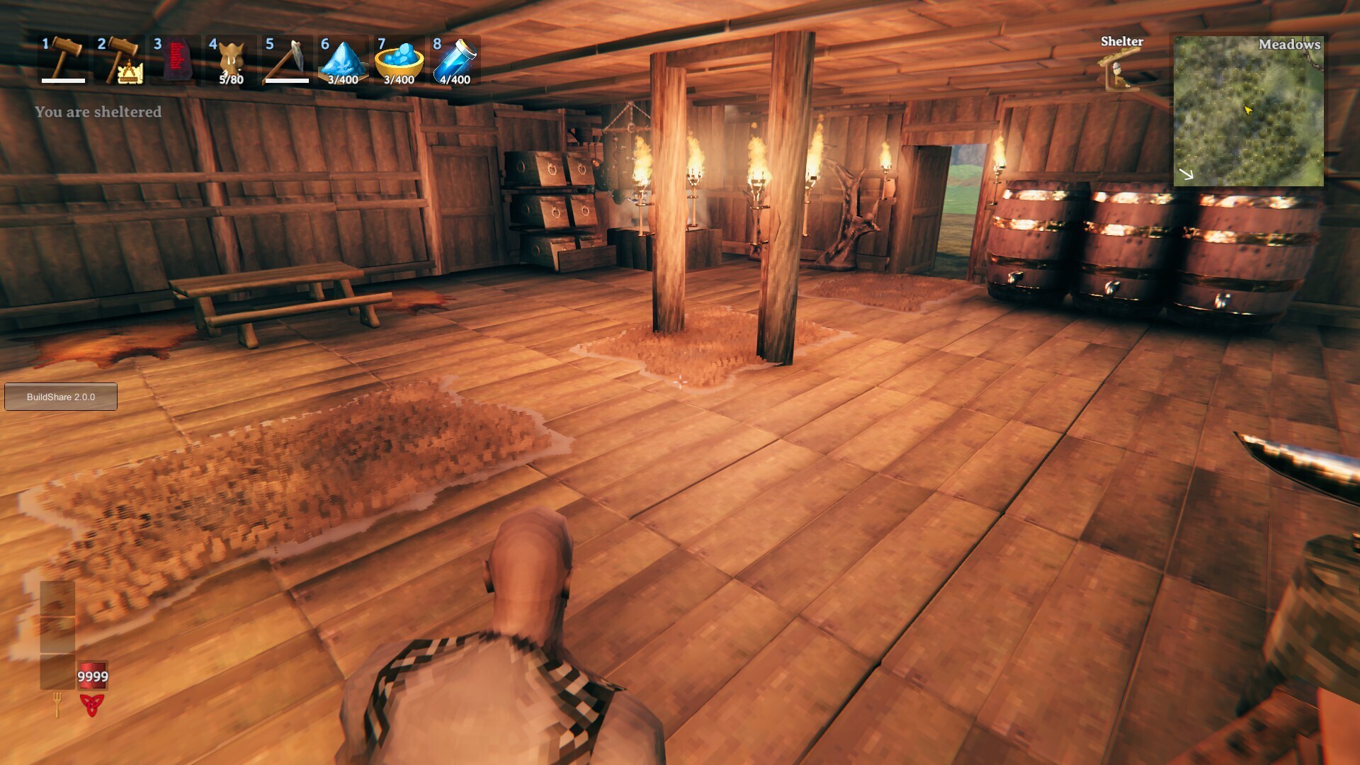 3 Part Growing Homes - Cabin Middle Section Valheim Build