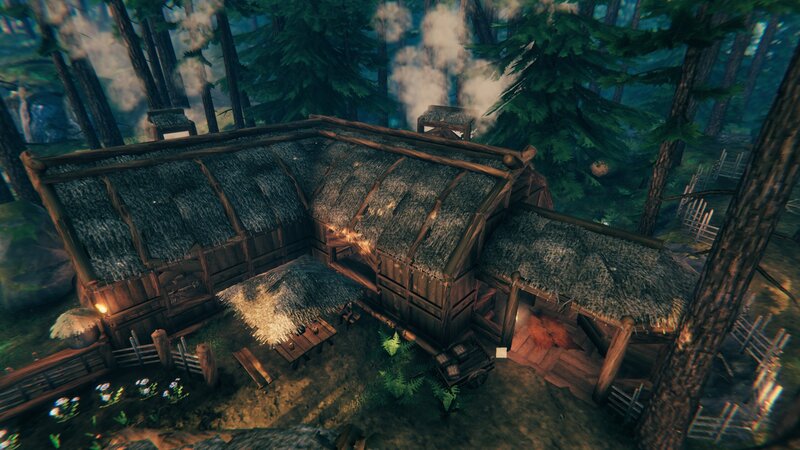 Simple Forest Cabin Valheim Build