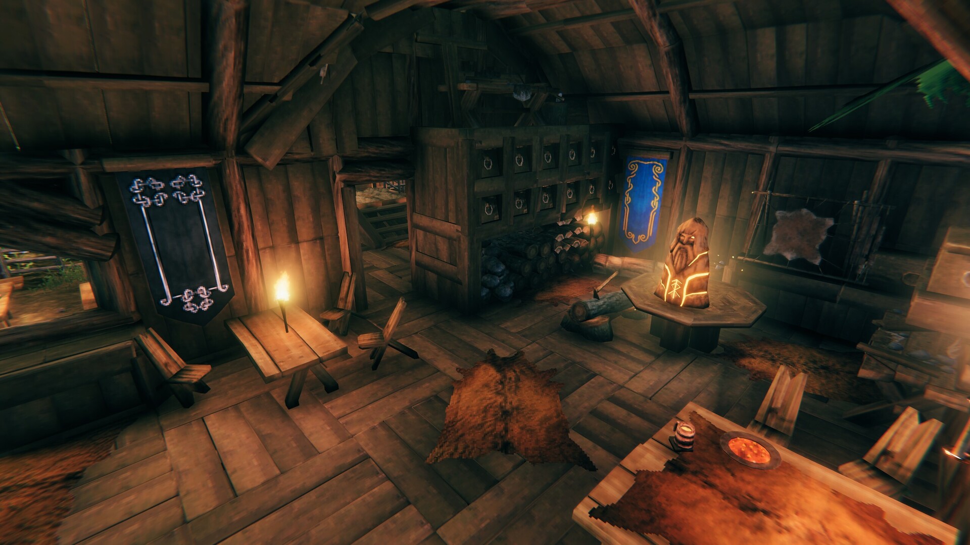 Simple Forest Cabin Valheim Build