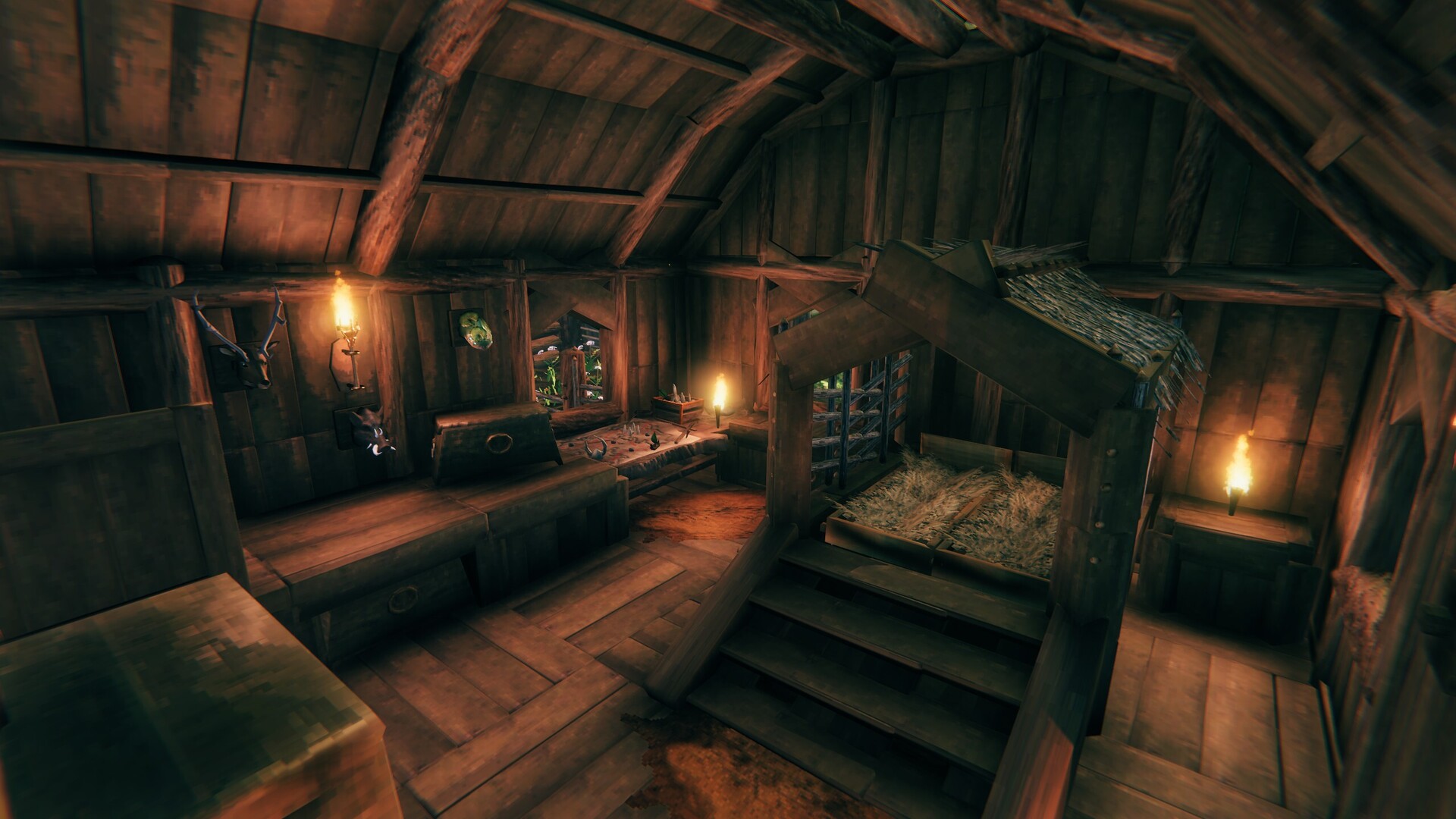 Simple Forest Cabin Valheim Build