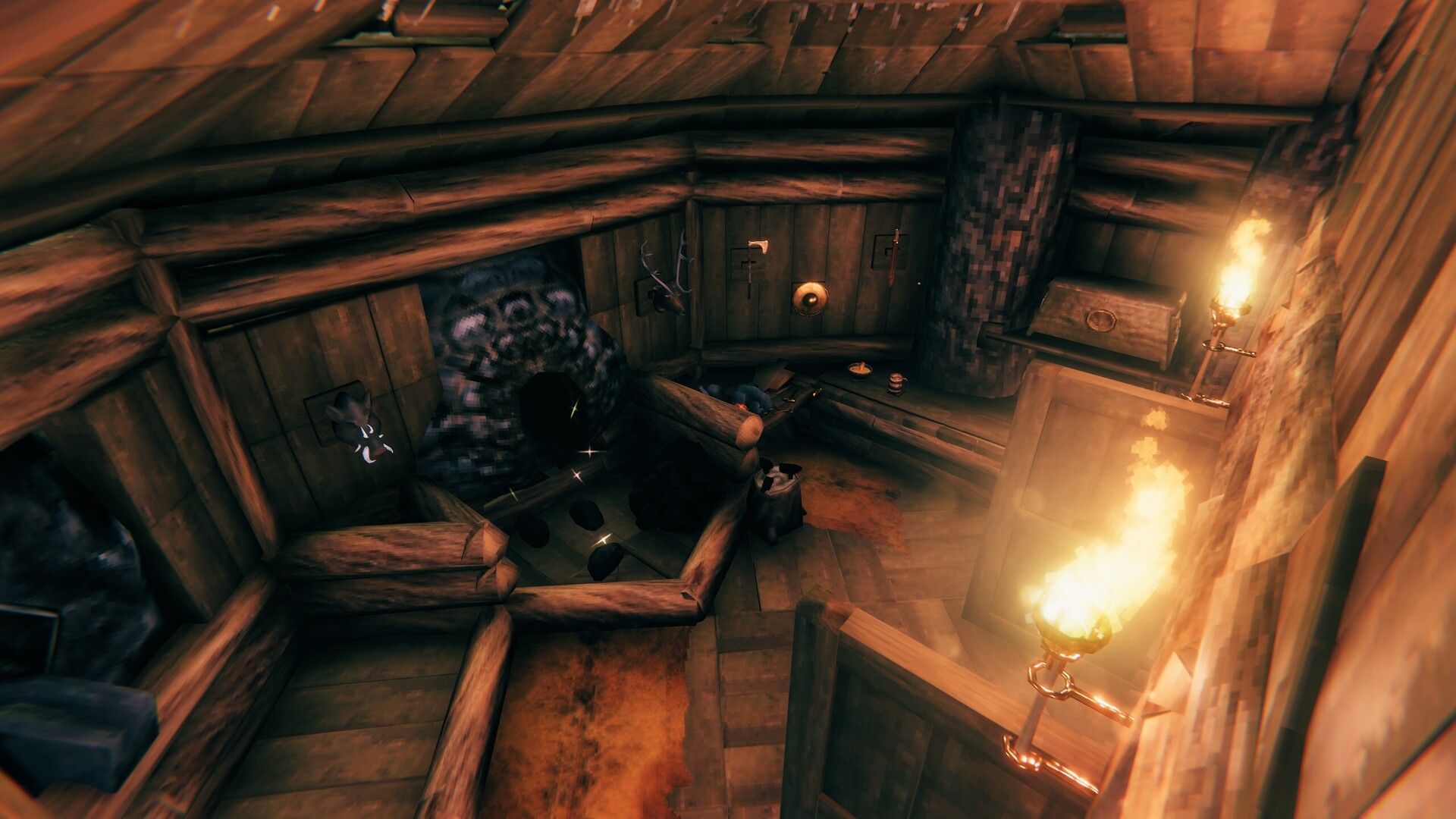 Simple Forest Cabin Valheim Build