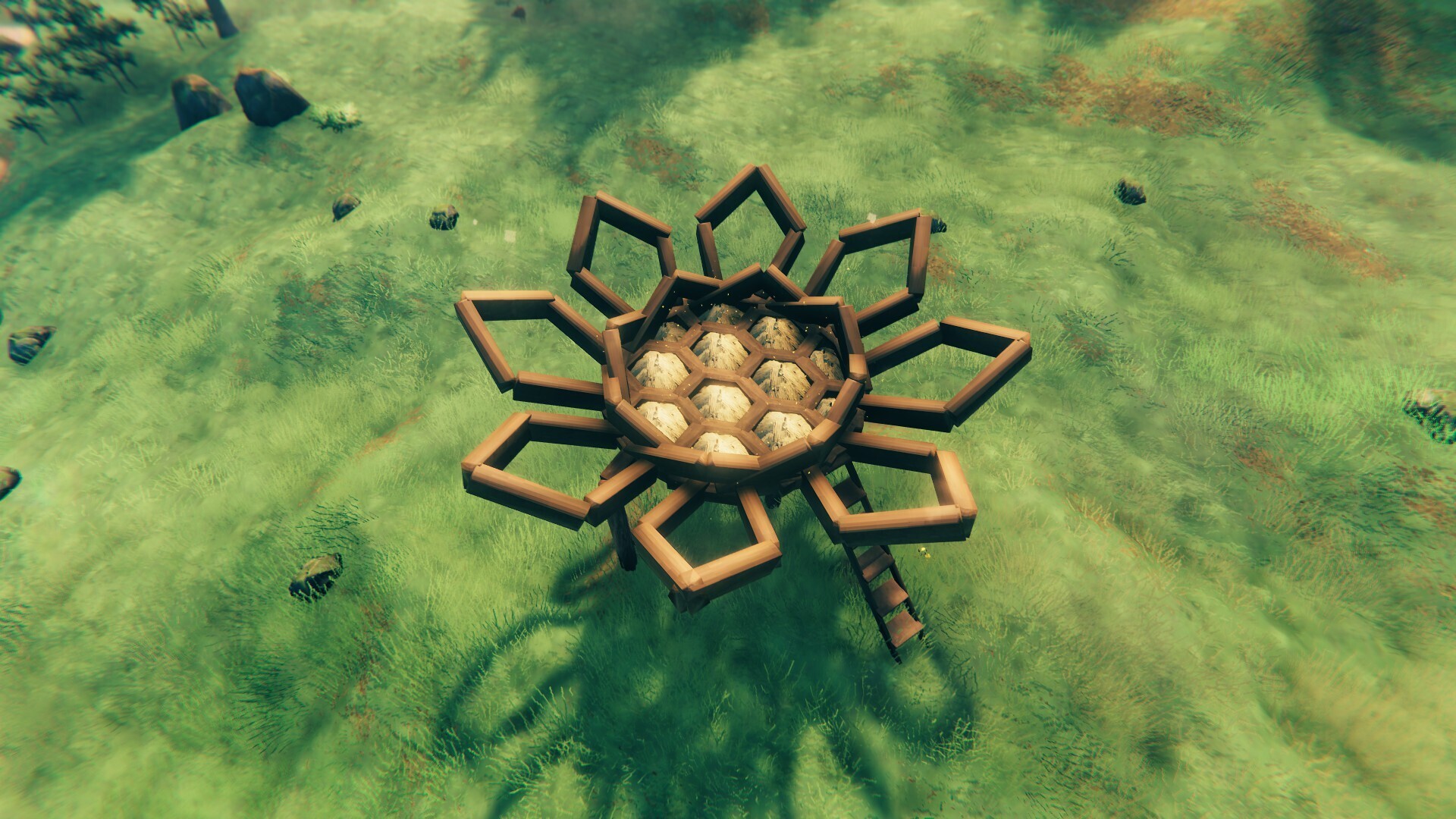 Honeycomb Blossom Bee Farm Valheim Build