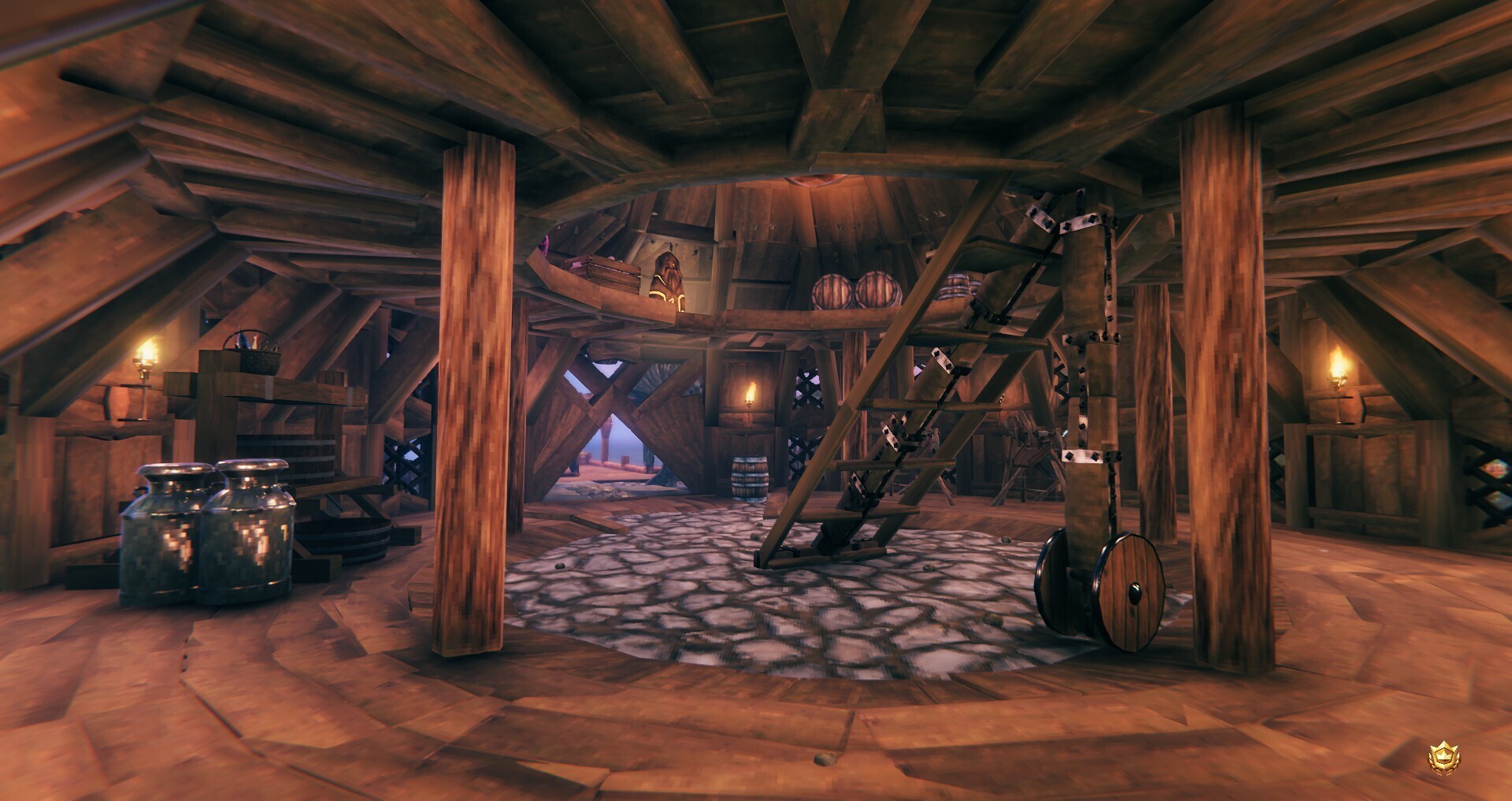 Native Inspired Village Valheim Build