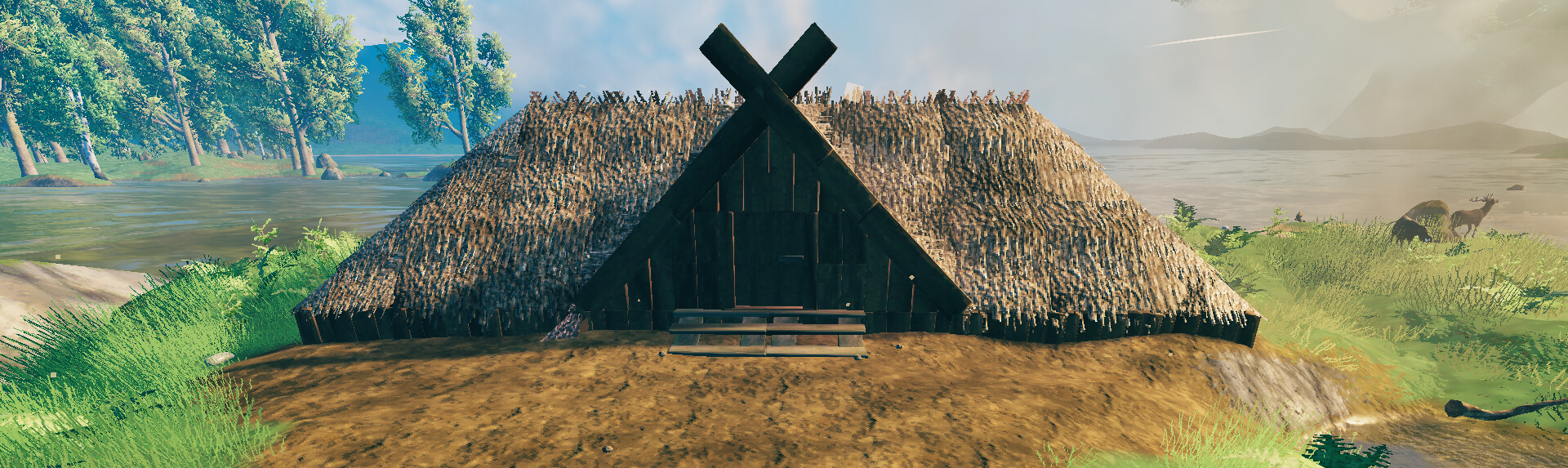 Small Starter Longhouse Valheim Build