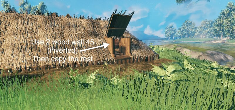 Small Starter Longhouse Valheim Build