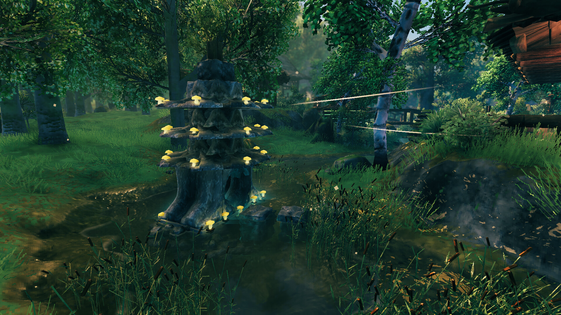 Japanese Fantasy Spawn Village - Kokubo Mura Valheim Build