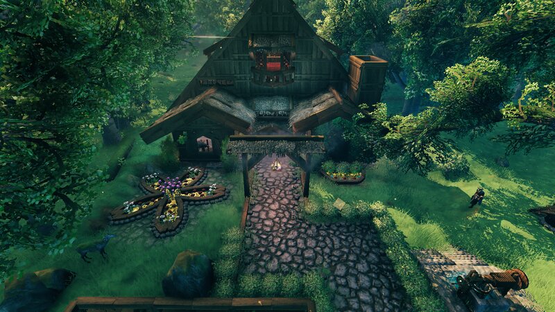 Japanese Fantasy Spawn Village - Kokubo Mura Valheim Build