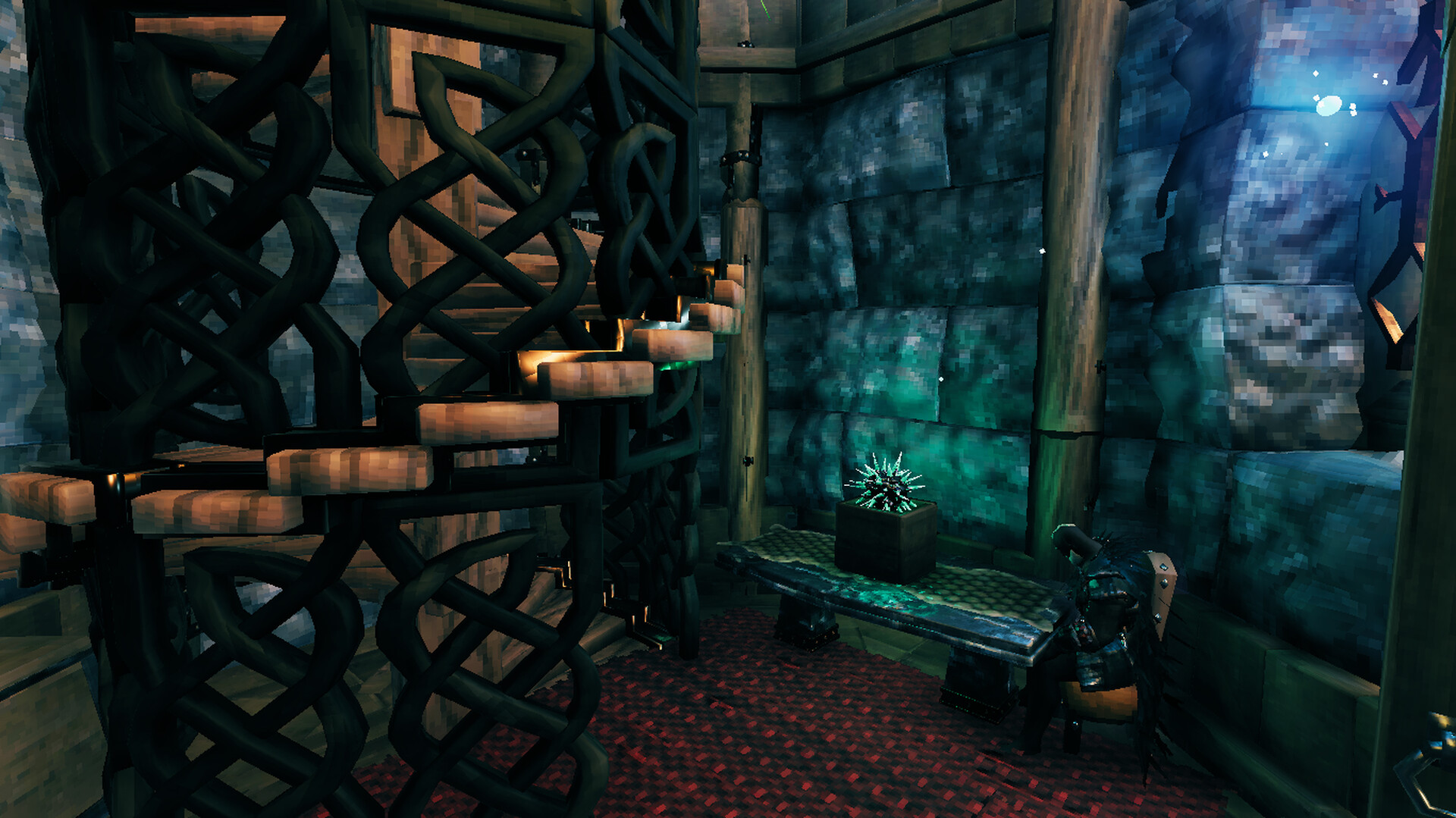 Medieval wizard tower ( Mistlands ) Valheim Build