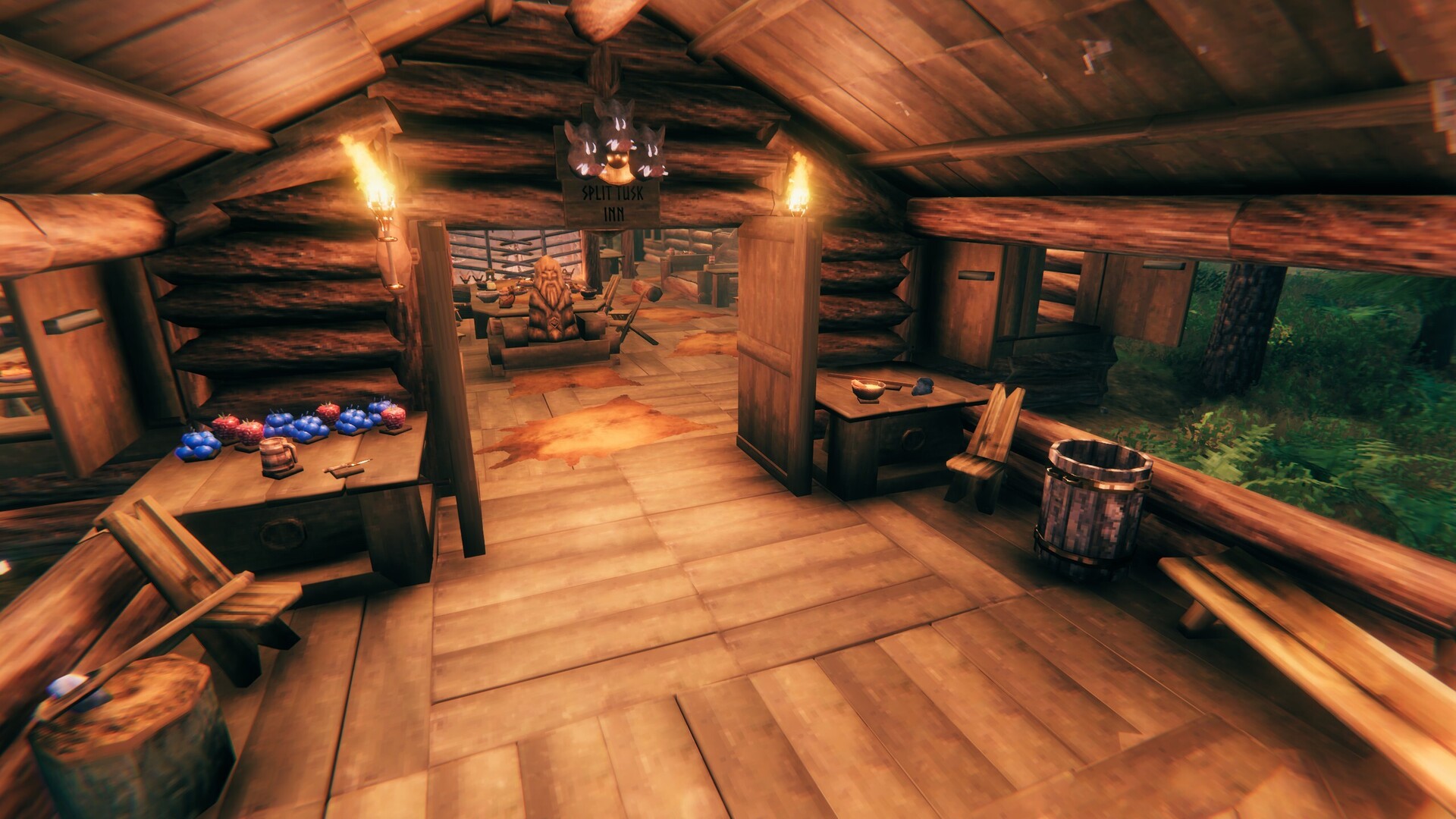 The Split Tusk Inn Valheim Build