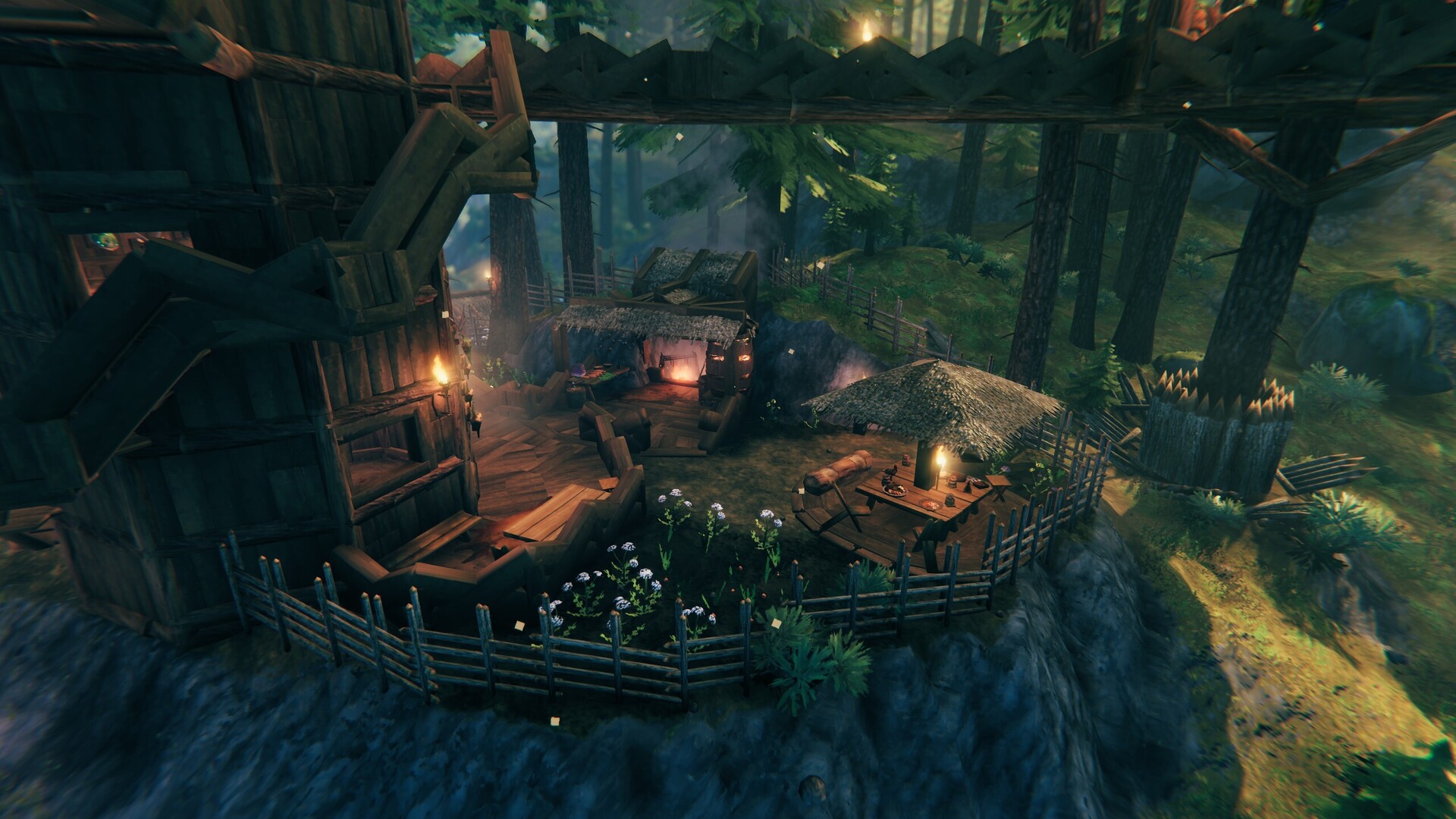 Simple Corewood Lighthouse Valheim Build